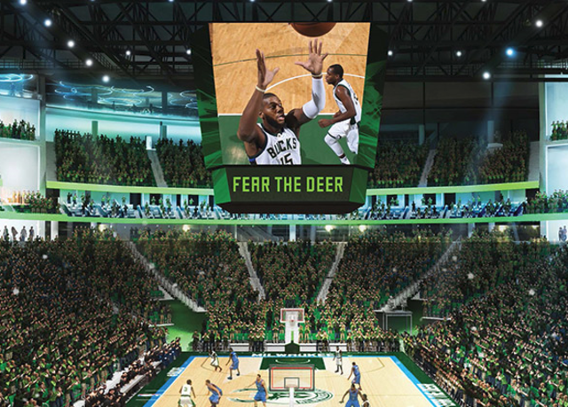 Milwaukee Bucks unveil new interior arena renderings - TMJ4 Milwaukee, WI