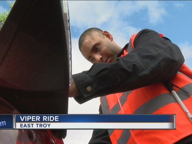 Dozens of blind vets taken on motorcycle rides