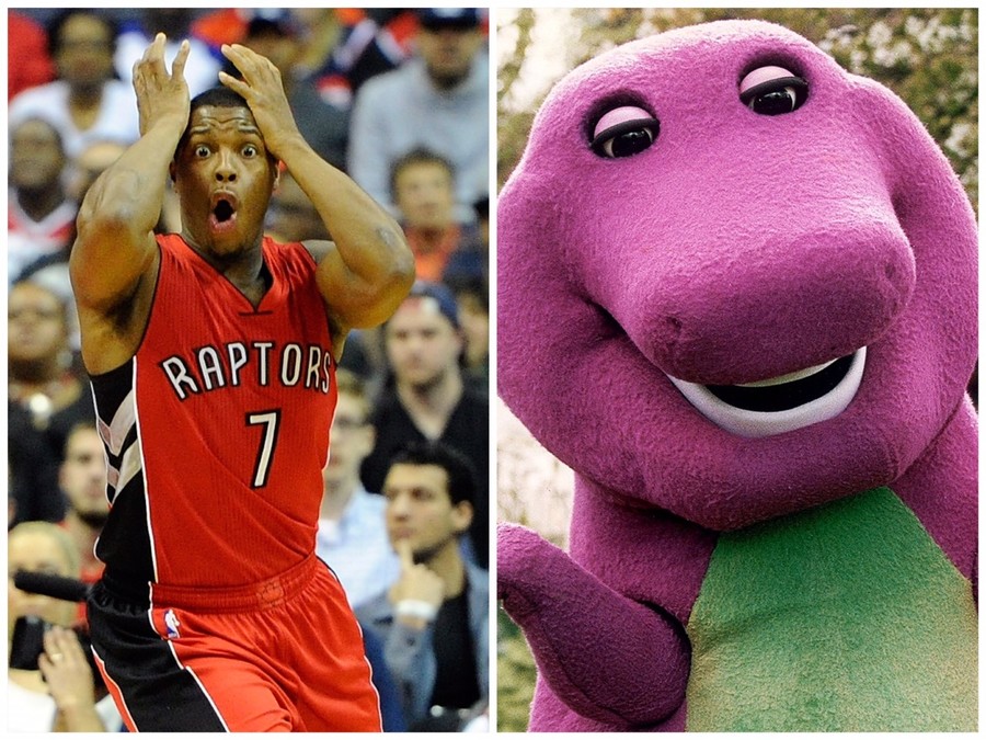 Milwaukee Bucks troll Toronto Raptors by playing 'Barney' theme song ...