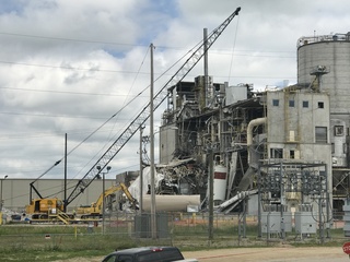 Demolition starts on deadly Cambria corn mill explosion site - TMJ4 ...