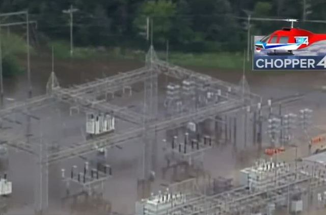 Thousands still without power after storms flood Burlington substation ...