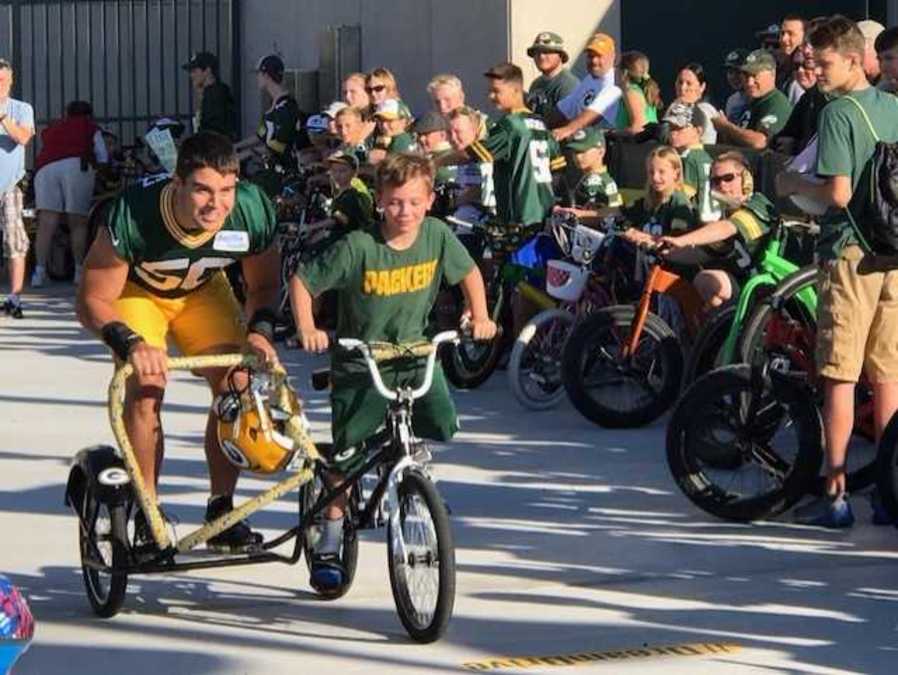 Kids Bike Ride Kicks Off Green Bay Packers Training Camp - Gallery