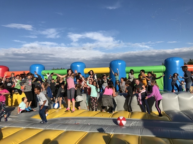 PHOTOS: The world's largest bounce house comes to Milwaukee - Gallery