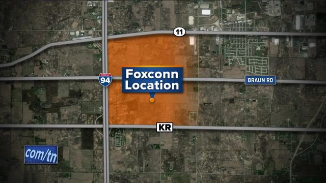 Foxconn announces Mount Pleasant location - TMJ4 Milwaukee, WI
