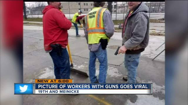 Milwaukee alderman upset after seeing photo of armed construction ...