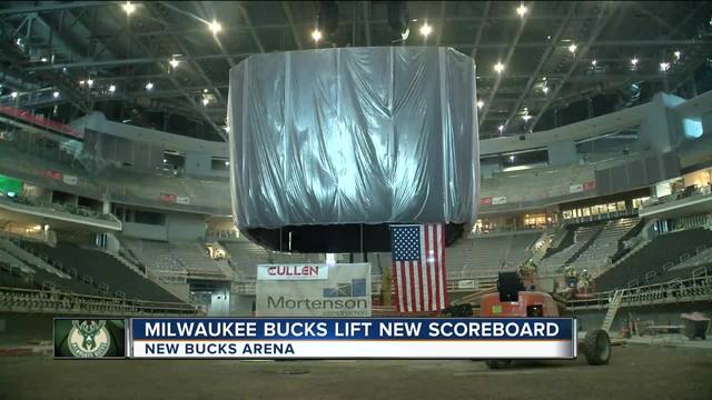 Daktronics scoreboard for the new Milwaukee Bucks arena arrives - TMJ4 ...