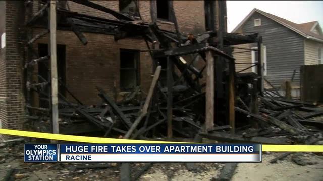 Overnight apartment fire in Racine leaves thousands of dollars in ...