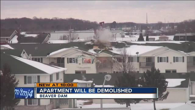 'Complete loss': Beaver Dam apartment building to be torn down after ...