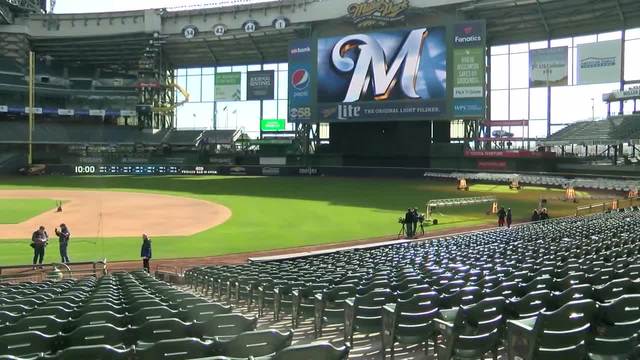 Miller Park Grounds Crew prepares for Opening Day - TMJ4 Milwaukee, WI