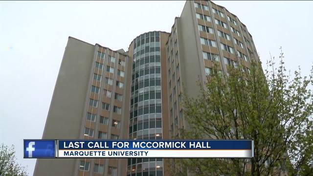 Marquette students move out of “beer can” McCormick Hall for the last ...