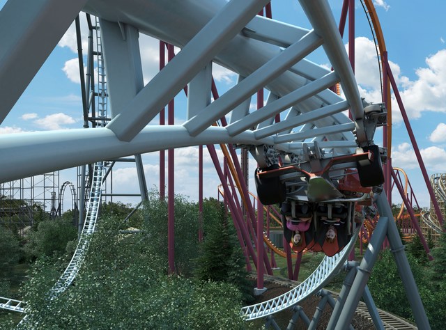 Six Flags will unveil Maxx Force, the 'fastest launch coaster in North ...